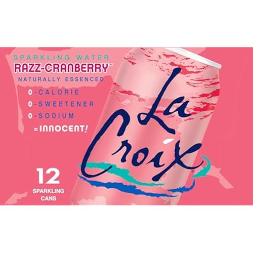 Snapklik.com : LaCroix Sparkling Water, Razz-Cranberry, 12 Fl Oz