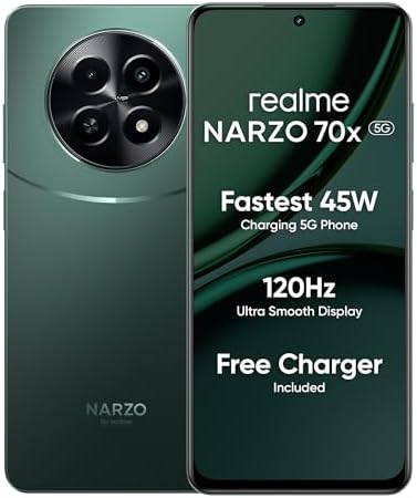realme NARZO N61 (Voyage Blue,6GB RAM+128GB Storage) 90Hz Eye Comfort ...