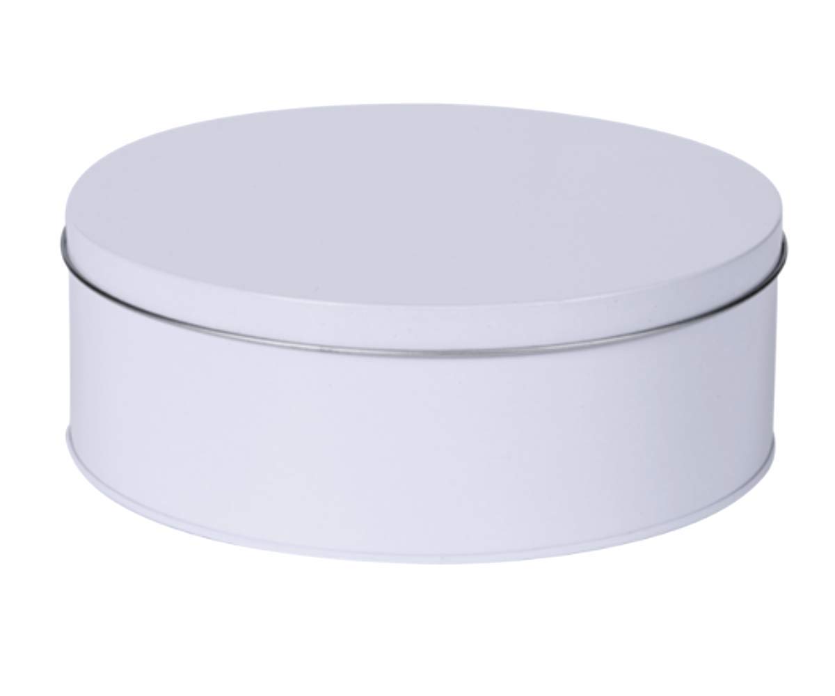 BZB PURE WHITE - Kitchen Tin/Caddy/Canister/Container - Plain White ...
