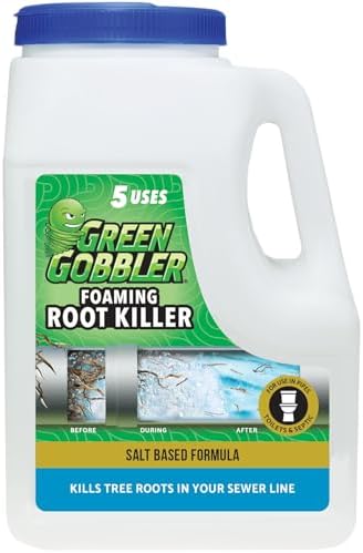 Amazon.com: Green Gobbler, FOAMING Root Killer | Kills Tree Roots in ...