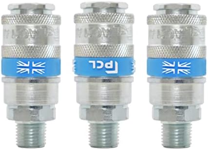 PCL AC21CM Airflow Coupling Male Thread R 1/4 (Pack of 3) : Amazon.co ...