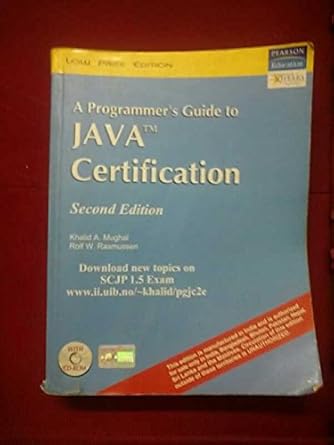 Buy A programmer guide to Java certification Book Online at Low Prices ...