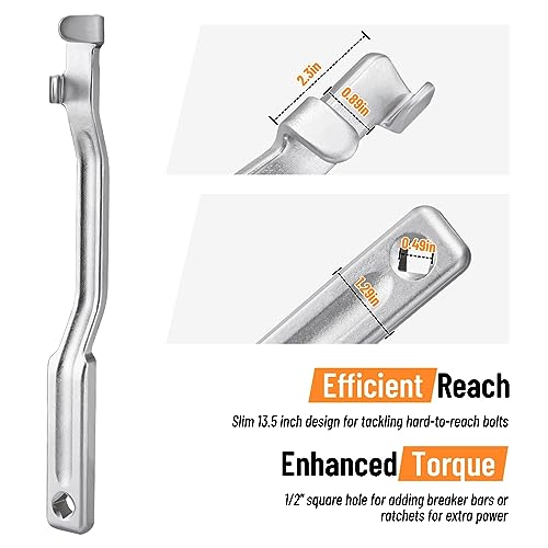 Snapklik.com : Wrench Extender Tool Bar, Wrench Extender Adaptor For 1/ ...