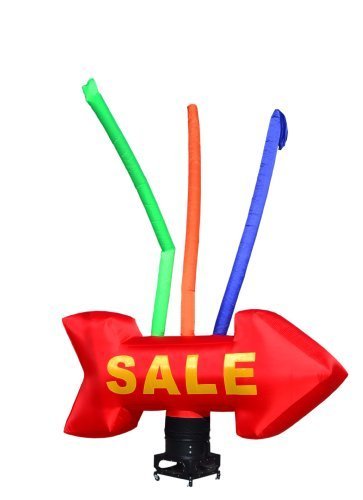 Buy Torero Inflatables Air Dancer Giant Red "SALE" Arrow Tube Man ...