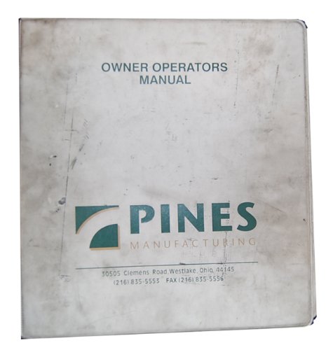 Pines Hydraulic Rotary Bender Owners Operators Manual | Amazon.com.br