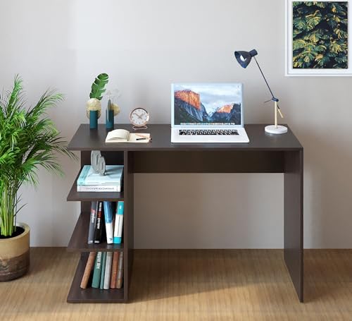 Amazon Brand - Solimo Fame MDF Study Desk(Walnut Finish,Brown) : Amazon ...