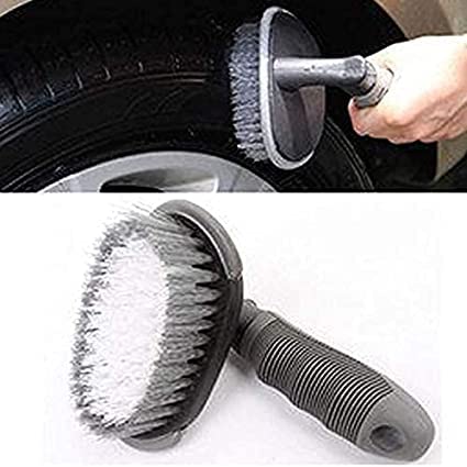 Wheel Rim Tyre Cleaning Brush-Tyre Brush - Universal for All Vehicles ...