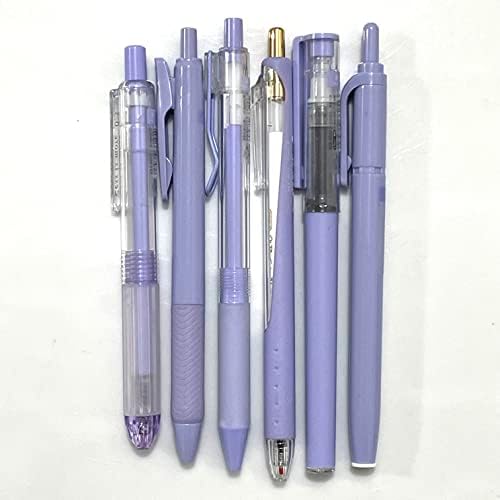 Amazon.com: sencoo 6 pack Black Gel Pens Quick Dry Ink Pens Fine Point ...