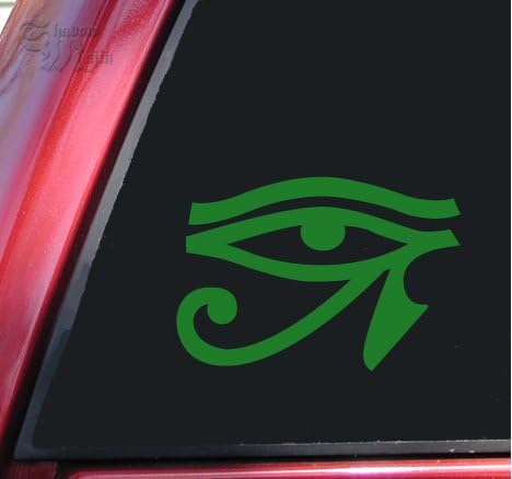 Amazon.com: ShadowMajik Eye of Ra Vinyl Decal Sticker - Green ...