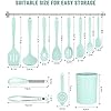 Amazon.com: Kitchen Utensils Set-12 Pieces Silicone Cooking Utensils ...