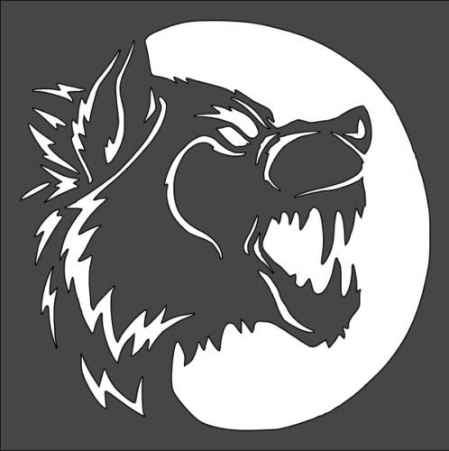 Werewolf Stencil