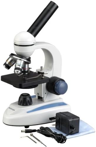 Amazon | AmScope M158 Cordless Compound Monocular Microscope, WF10x ...