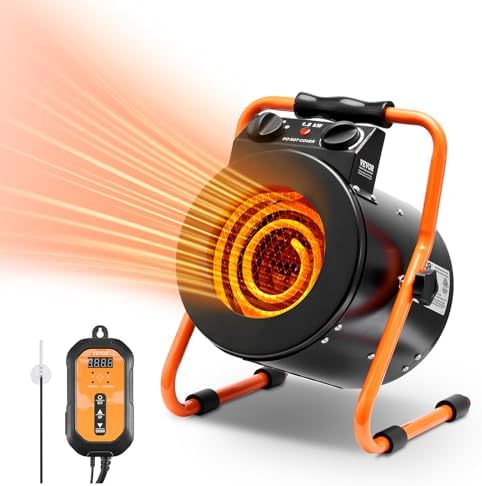 Amazon.com: VEVOR Greenhouse Heater, 1500W PTC Fast Heating with ...