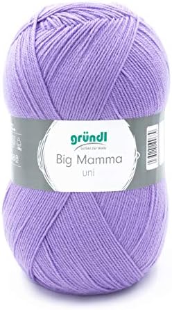 Fil Gründl Big Mamma uni (fil pour tricot & crochet au caractère ...