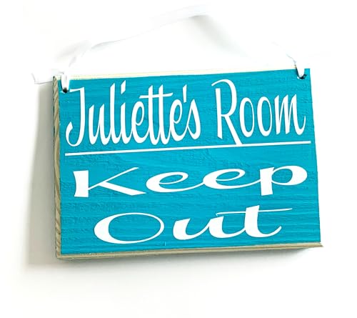 Amazon.com: Custom Name Keep Out 8x6 Custom Wood Sign Room Please Knock ...