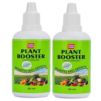 50ml x 2pc Natural Plant Boost Liquid Fertilizer | Organic Growth ...