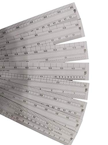 Doon Sales - Draftsman Scale/Cardboard Scale [ 8 Scales M1 - M8 ...