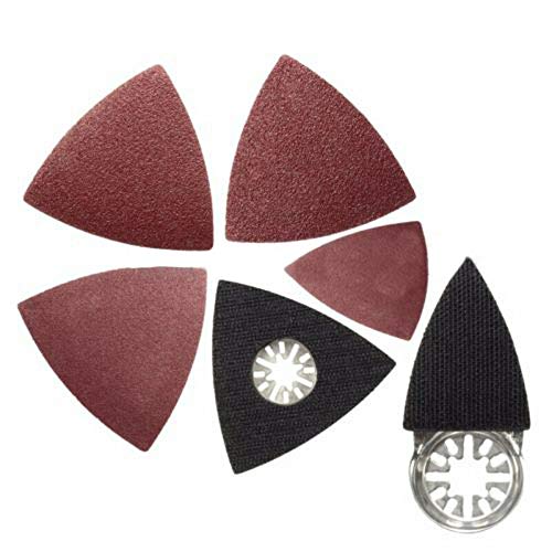 KCHOICE® Oscillating Multi Tool 40pcs Sanding Paper With Triangular ...