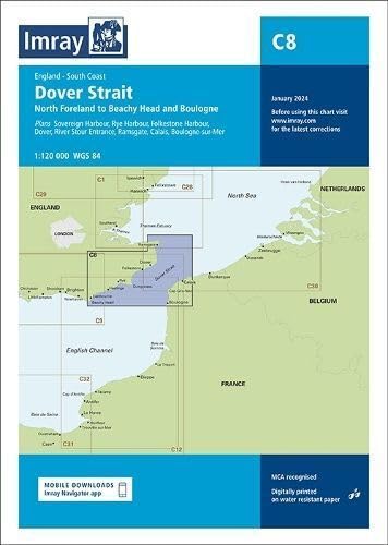 Buy Imray Chart C8: Dover Strait (C Charts) Book Online at Low Prices ...