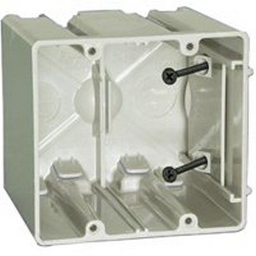 ALLIED MOULDED SB-2 New and Old Work Adjustable Two Gang Electrical Box ...