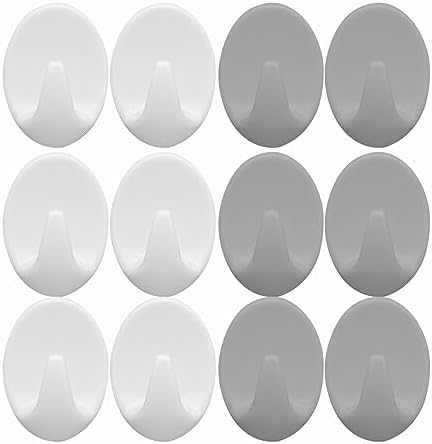 Plastic Hooks Self Adhesive Sticky Hooks For Hanging Towel Robe Key ...