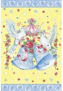 Amazon.com: Wedding Bells and Doves Wedding House Flag