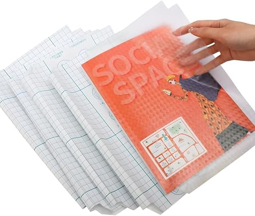 YOMITH Book Cover Sticky Film Notebook Protector, Self Adhesive ...