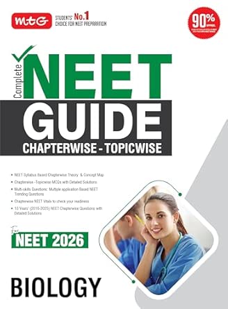 Buy MTG Complete NEET Guide Biology Book For 2026 Exam - NEET Syllabus ...