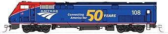 Amazon.com: N GE P42 Amtrak Phase VI #108 w/ 50th Anniversary Logo : Arts, Crafts & Sewing