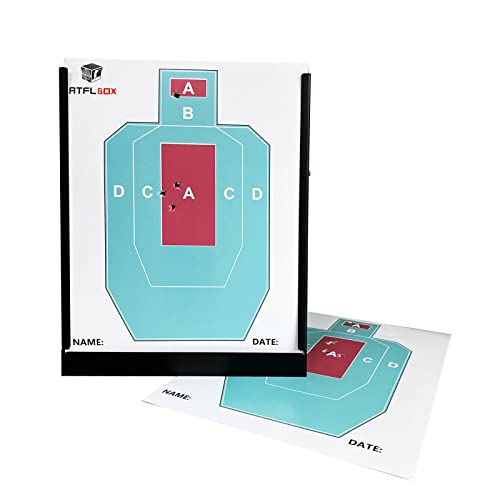 Snapklik.com : Atflbox 7 X 9 Inch BB Gun Silhouette Paper Targets For ...