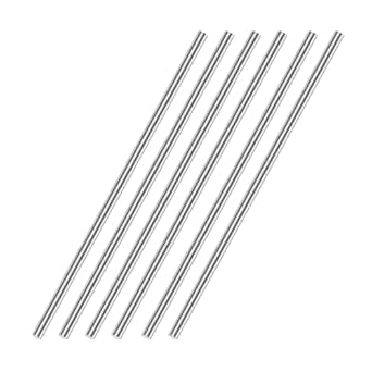 Amazon | uxcell DIYクラフト用 4mm x 150mm 304ステンレススチールの丸棒 6個セット | 電設用部品・資材 | DIY・工具・ガーデン 通販