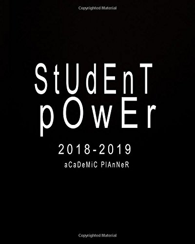 2018-2019 Academic Planner: Student Power: Student Planner 2018-2019 ...