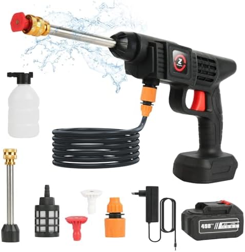 High Pressure Cleaner, 35 Bar Battery Powered High Pressure Cleaner ...