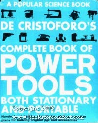 Complete Book of Power Tools (Both Stationary and Portable, A Popular ...