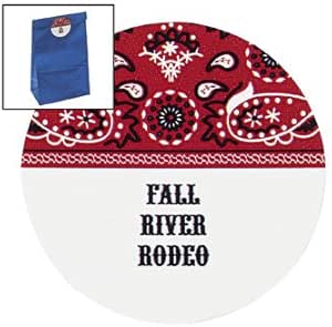 Amazon.com: 24 Personalized Red Wild West Favor Stickers - Stationery ...