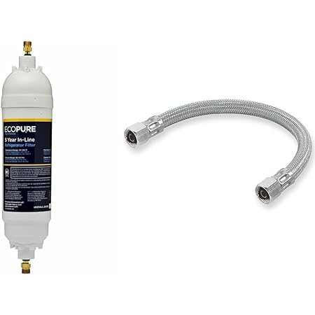 Amazon.com: EcoPure EPINL30 5 Year in-Line Refrigerator Filter ...