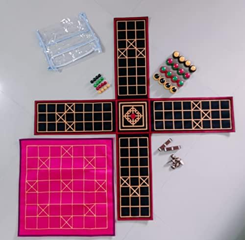 Buy OrderIQ Adult Traditional Chausar, Chopad, Parcheesi, Pachisi ...