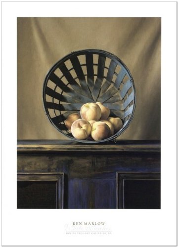 SMART ART - 'White Peaches' by Ken Marlow - Fine Art Print 20x28 inches ...