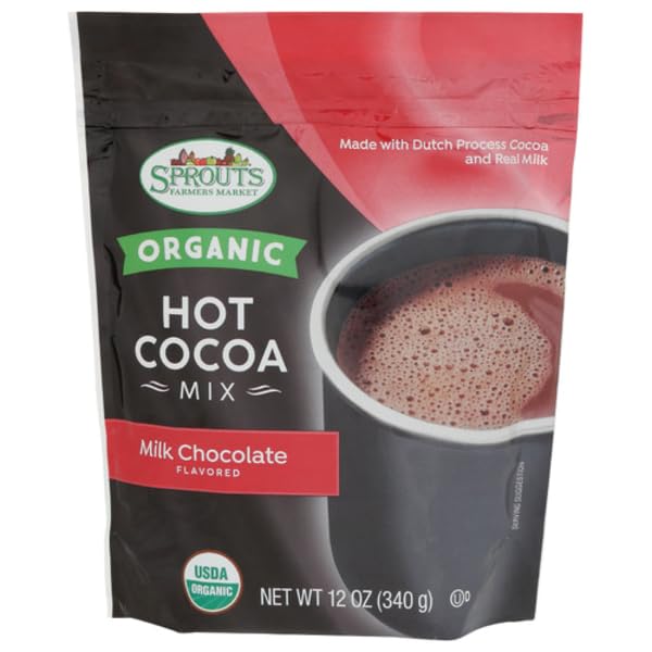 Amazon.com : Sprouts Organic Milk Chocolate Hot Cocoa - 12 oz : Grocery ...