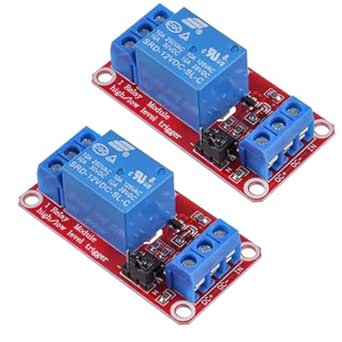 DUTTY 5V One Channel Relay Module Relay Switch with OPTO Isolation High ...