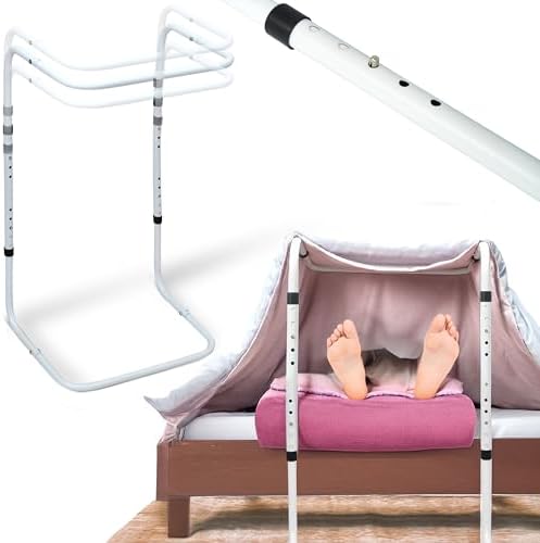 Amazon.com: HEPO Blanket Lifter for Feet, Bed Cradle for Foot of Bed ...