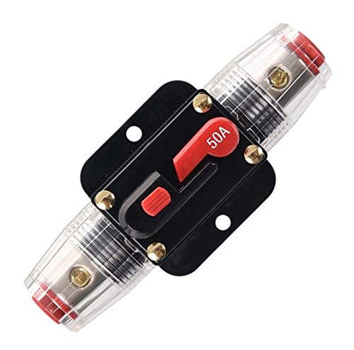 Buy YMHTD 50A Reset Fuse 20-150AMP Inline Circuit Breaker Reset Fuse ...