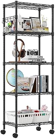 Amazon.com: caktraie 5-Shelf Heavy Duty Shelving,Metal Utility Storage ...