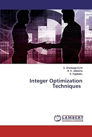 Buy Integer Optimization Techniques Book Online at Low Prices in India ...
