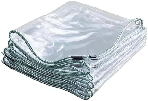 Heavy Duty Clear Tarps - Waterproof Transparent Plastic with Grommets ...