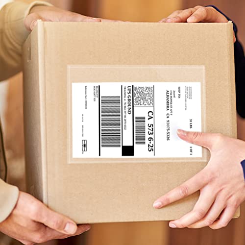Snapklik.com : 1000 PCS Shipping Label Sleeves, 7.5 X 5.5 Shipping ...