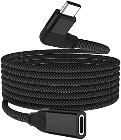 Amazon.com: UseBean Right Angle USB C Extension Cable 0.6FT, 90 Degree ...