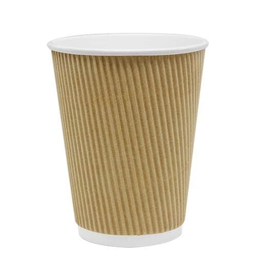 7 APPLE Disposable Ripple Paper Cups for Hot & Cold Drink for Party ...