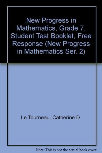 Buy New Progress in Mathematics, Grade 7, Student Test Booklet, Free ...