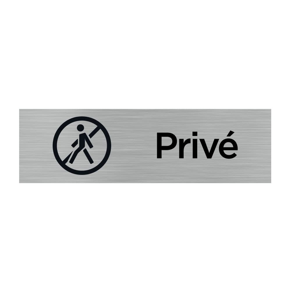 Pictogramme PRIVE (Q0076). Signalisation Porte Rectangulaire ...